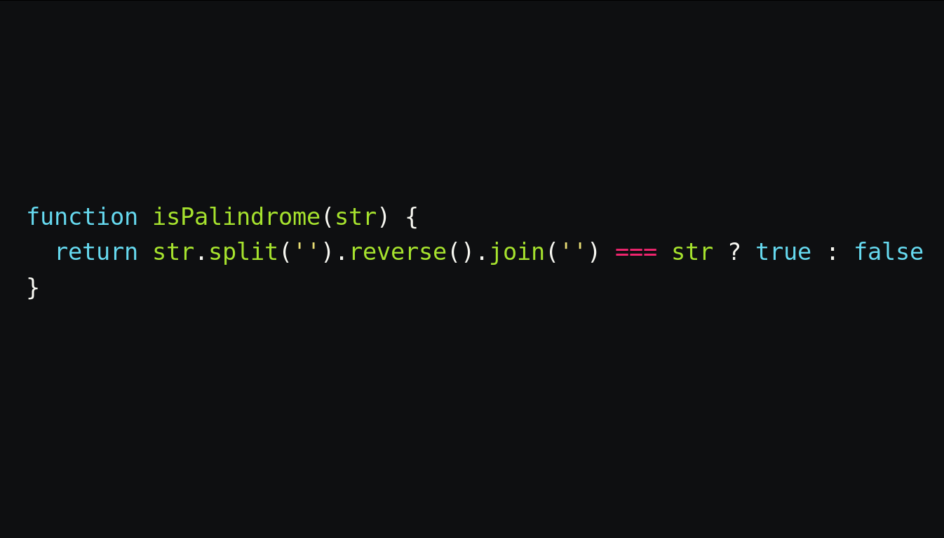 Palindrome In Javascript Andrew Miracle 1815